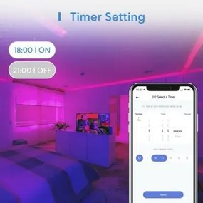 Meross Smart WiFi LED pásek / RGBWW / 5m