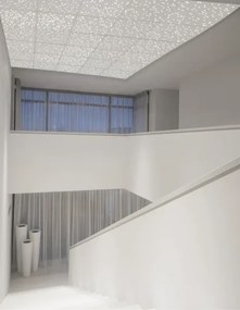 Stropní svítidlo LED se stmíváním Cílo 30 bílé s dálkovým ovládáním