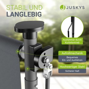 Juskys Svislá markýza Barbados Barva: béžová, Velikost: 120 × 310 cm