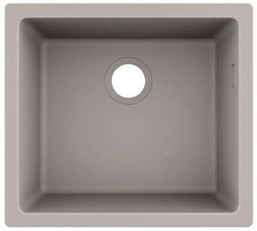 Hansgrohe - Podstavný granitový dřez S510-U450, betonová šedá 43431380
