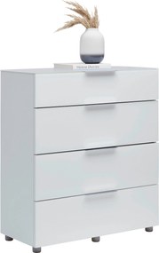 XXXLutz KOMODA, vysoce lesklá bílá, 90,3/97,6/40 cm Voleo - Široké komody - 000554000103