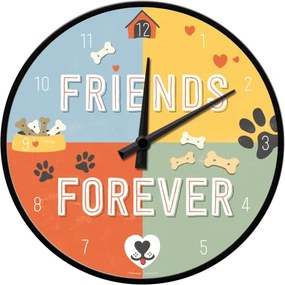 Postershop Nástěnné hodiny - Friends Forever