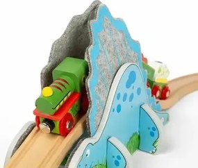 Bigjigs Rail Dinosauří tunel / od 3 let