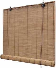 Zatemňovací rolety z bambusu 2 ks 80 x 160 cm hnědé 3057518