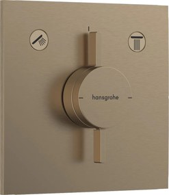 Hansgrohe DuoTurn E sprchová a vanová baterie bez podomítkového tělesa kartáčovaný bronz 75417140