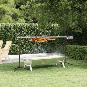 Automatický gril s motorem nerezová ocel 150 x 46,5 x 82,5 cm 319970