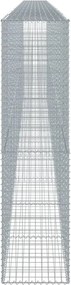 Gabionový koš s víkem 1 000 x 50 x 200 cm pozinkované železo 3295175