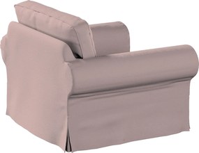 Potah na křeslo IKEA Ektorp barva růžová látka pletený vzor