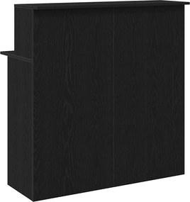 vidaXL Recepční stůl 100x50x103,5 cm kompozitní dřevo [859029] Barva: Černá