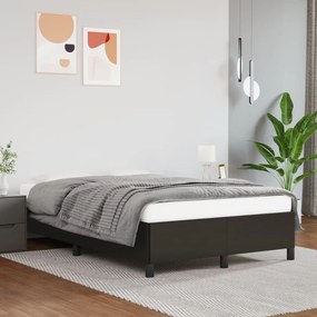Rám postele bez matrace černá 120x190 cm umělá kůže 3269645