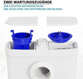 Přečerpávací stanice Wiltec – 450 W, 7,5 m, bílá (62138)