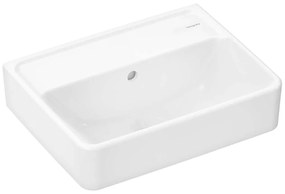 Hansgrohe Xanuia Q - Umývátko 45x34 cm, s přepadem, bez otvoru pro baterii, SmartClean, bílá 61140450