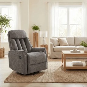 Polohovací křeslo šedé TV-H9327 GREY2