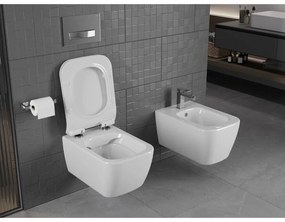 Mexen STELLA, závěsné wc s pomalu padajícím WC sedátkem, 51 x 35 cm, bílá, 30680800