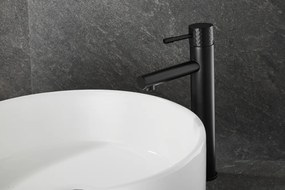 Gamma Roy, vysoká umyvadlová baterie h-301, černá matná, GMA-BRYPUW-BK
