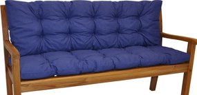 Axin Trading Polstr na zahradní lavičku 150x50 cm (sada) Polstr: Světle béžový melír