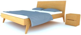 Postel dvoulůžko Postelia LAGO Buk 140x200 - dřevěná designová postel z masivu