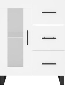vidaXL Skříň highboard 69,5 x 34 x 180 cm kompozitní dřevo [3198617] Barva: Černá