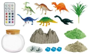 RKToys Kreativní terrárium Dinosauři s LED světlem