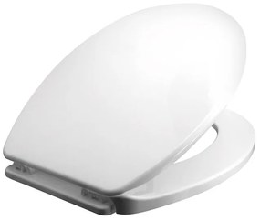 BISK Erga Iris, toaletní WC sedátko z polypropylenu, bílá, ERG-80902