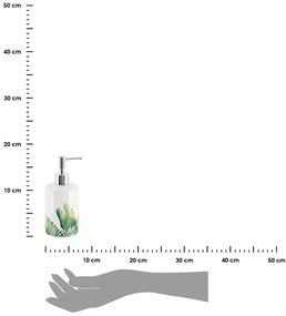Dávkovač mýdla Oasis, kombinace barev/s chromovými prvky, 320 ml