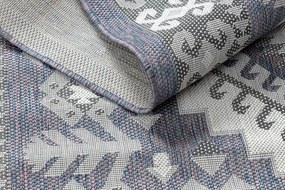 Dywany Łuszczów Kusový koberec Sion Sisal Aztec 3007 blue/pink/ecru ROZMĚR: 160x220