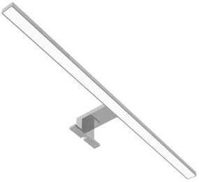 Avide koupelnové led světlo nad zrcadlo 60 cm, 8 w, 680 lm, denní, chrom