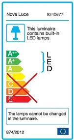 Venkovní LED lampa North 9 černé