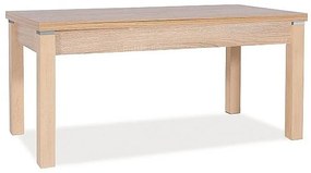 Rozkládací konferenční stolek Kleopatra 124/164 cm dub sonoma