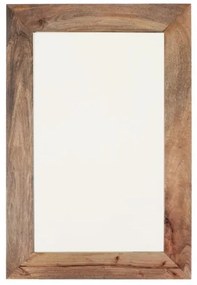Indický nábytek - Zrcadlo Devi 60x90 z mangového dřeva Mango natural