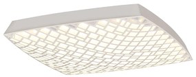 Mantra 7886 Urban, bílé stmívatelné stropní LED svítidlo s dálkovým ovladačem , 56W LED, 38,5x38,5cm