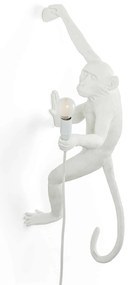 Lampa Monkey pravá nástěnné svítidlo bílá