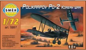SMĚR Plastikový model Polikarpov Po-2 Korean War / 1:72 / 16x11,5 cm /