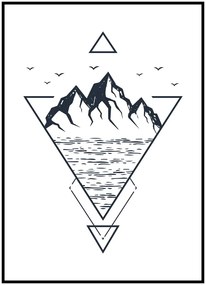 Plakát Hory a moře Rozměr plakátu: A4 (21 x 29,7 cm)
