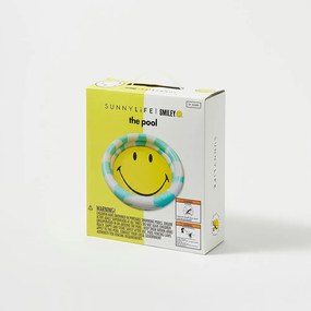 Nafukovací bazén Sunnylife Smiley, ø 165 cm