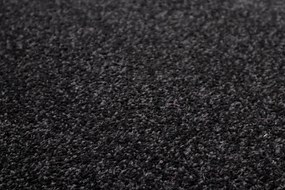 Vopi koberce Kusový koberec Eton černý květina - 160x160 kytka cm