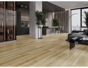 Mexen Sanford, vinylová podlaha 1240x182 mm SPC 6,5 mm, IXPE 1,5 mm, 4stranná V-drážka, dub, F1059-1240-182-505-4V1-01