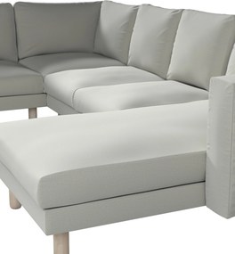 Potah na pohovku IKEA Norsborg rohová, 5-místná se šezlongem barva zelená látka sametová