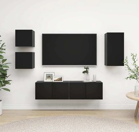 vidaXL 5dílný set TV skříněk kompozitní dřevo [3078695] Barva: Betonová šedá