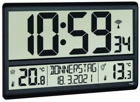 TFA 60.4521.01 - Nástěnné hodiny s vnitřní a vnější teplotou