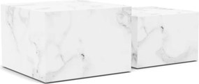ACTONA Set 2 stolků DICE mramor 58x58cm 0000096361