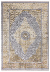 Kusový koberec Sunila šedo zlatý 200x300cm