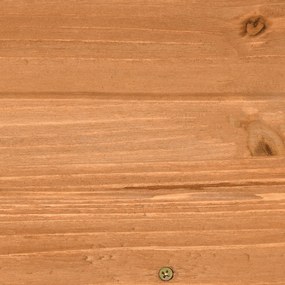 Obdélníkový dřevěný truhlík Outsunny pro podlahu nebo zeď do městské zahrady s 2 odtokovými otvory a 2 háčky na rostliny a květiny na balkoně nebo te…