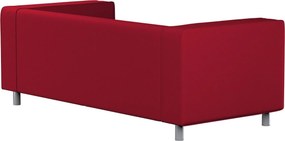 Potah na pohovku IKEA  Klippan 2-místná barva červená látka pletený vzor