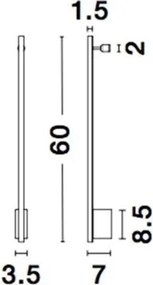 Nástěnné LED svítidlo NOVA LUCE GROPIUS 10W 3000K 9081600