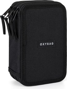 Oxybag UNICOLOR - třípatroý penál Black