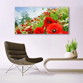 akrylový obraz Květiny Příroda 120x60 cm