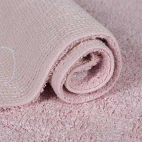 Lorena Canals koberce Přírodní koberec, ručně tkaný Stars Pink-White - 120x160 cm