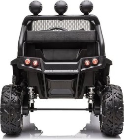 LEAN CARS Vozidlo na akumulátor Mercedes Unimog S, černé