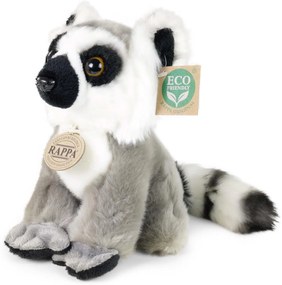 Plyšák rappa plyšový lemur sedící 18 cm, eco-friendly